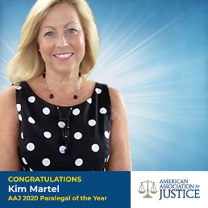 Kim Martel Named 2020 Paralegal of the Year | JJS Justice